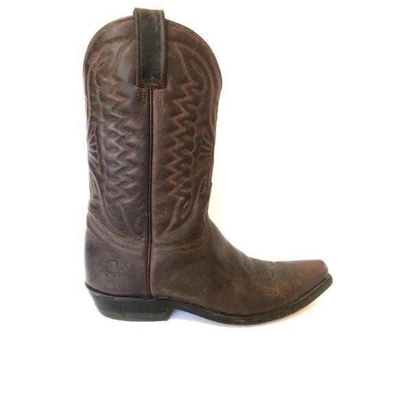Rancho | Shoes | Rancho Western Cowboy Boots Brown Mens 65 Womens 85 ...